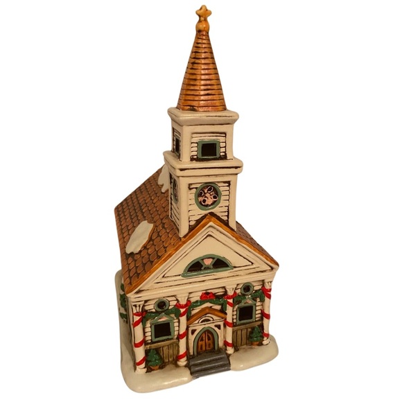 Lefton | Holiday | Lefton China Hand Painted Church 986 Lighted ...